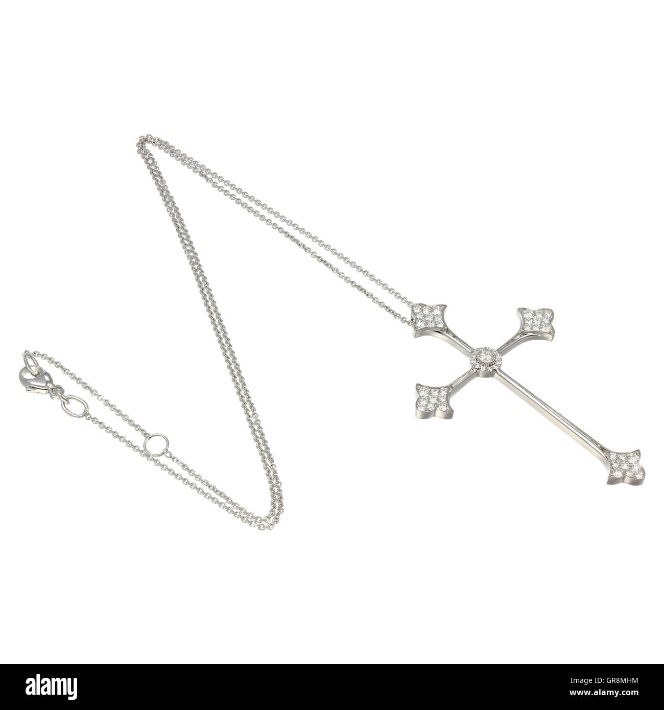 Golden chain cross Cut Out Stock Images & Pictures - Alamy