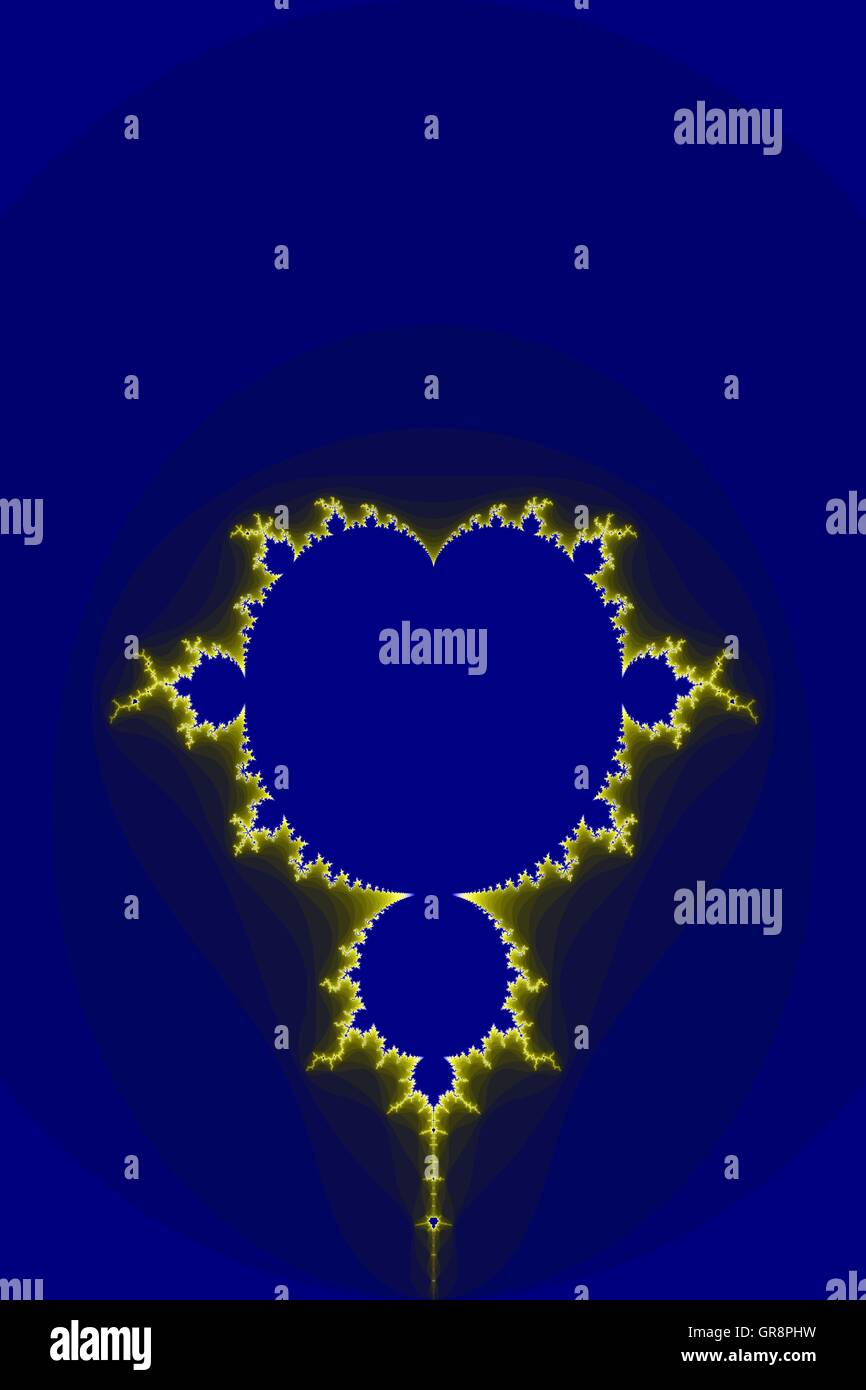 Mandelbrot blue hi-res stock photography and images - Alamy