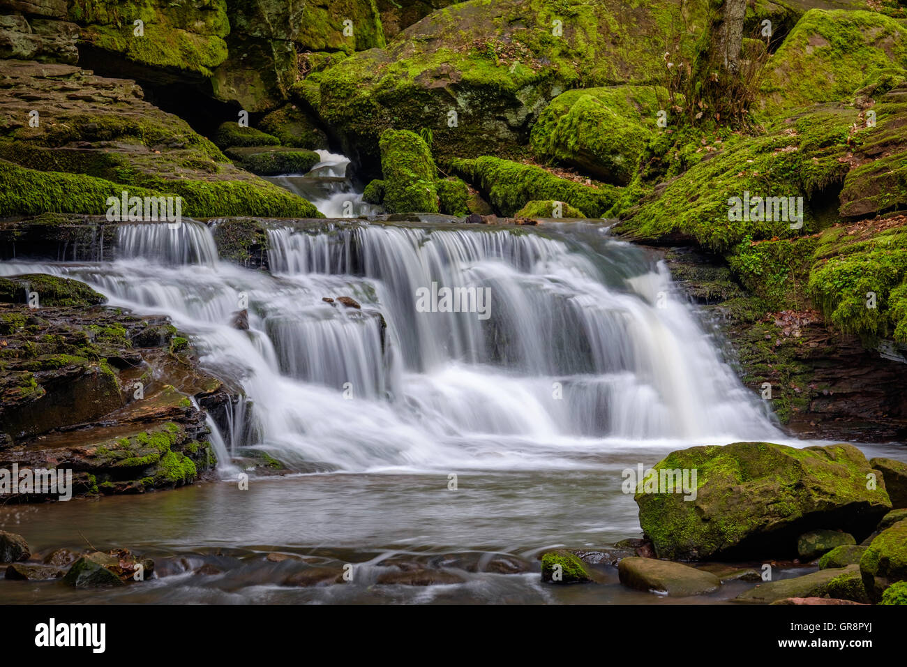 Waterfall In Blackforest Stock Photo - Alamy