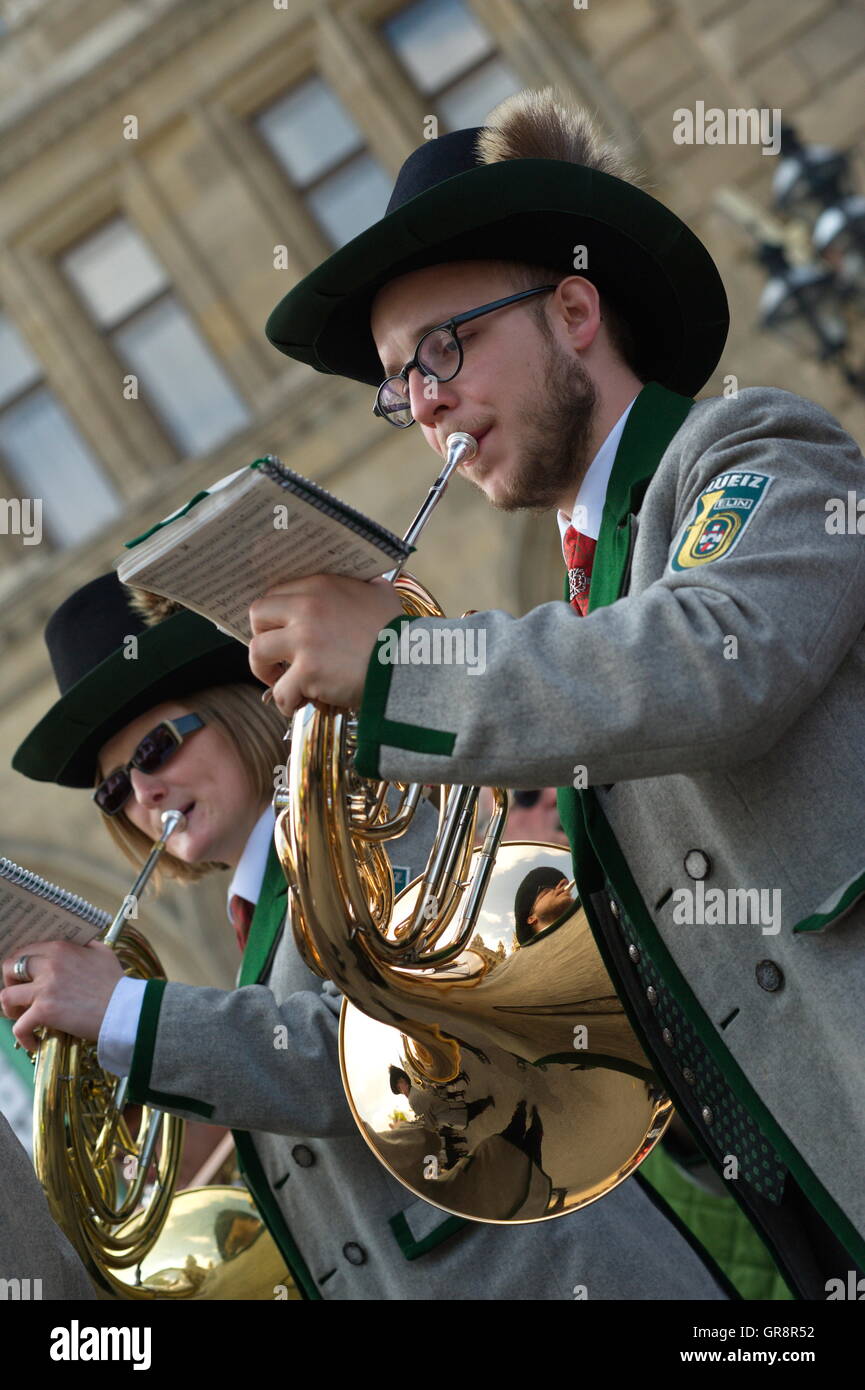 Austrian Folk Music Stock Photo - Alamy