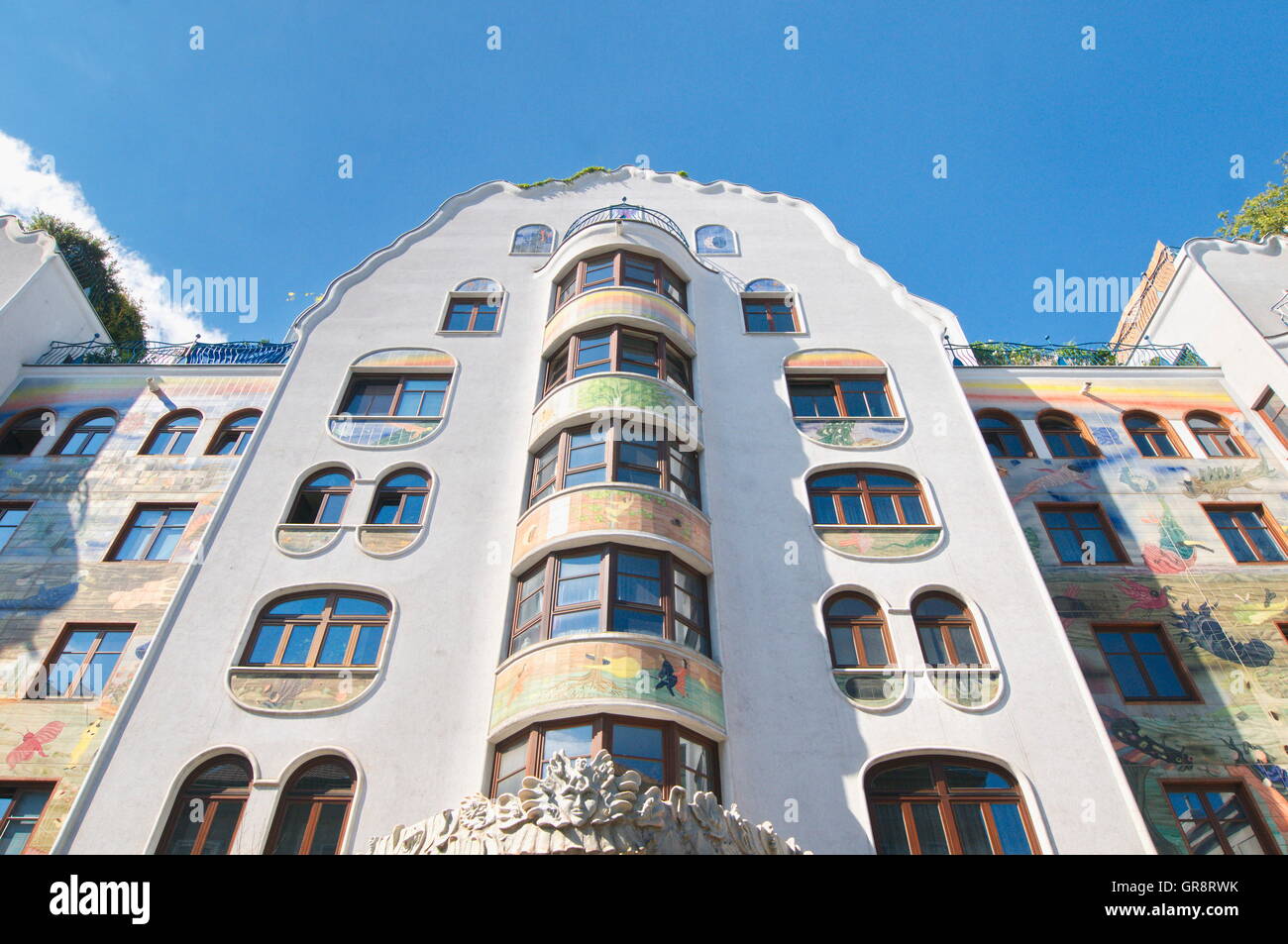 Arik Brauer House-Vienna Stock Photo - Alamy