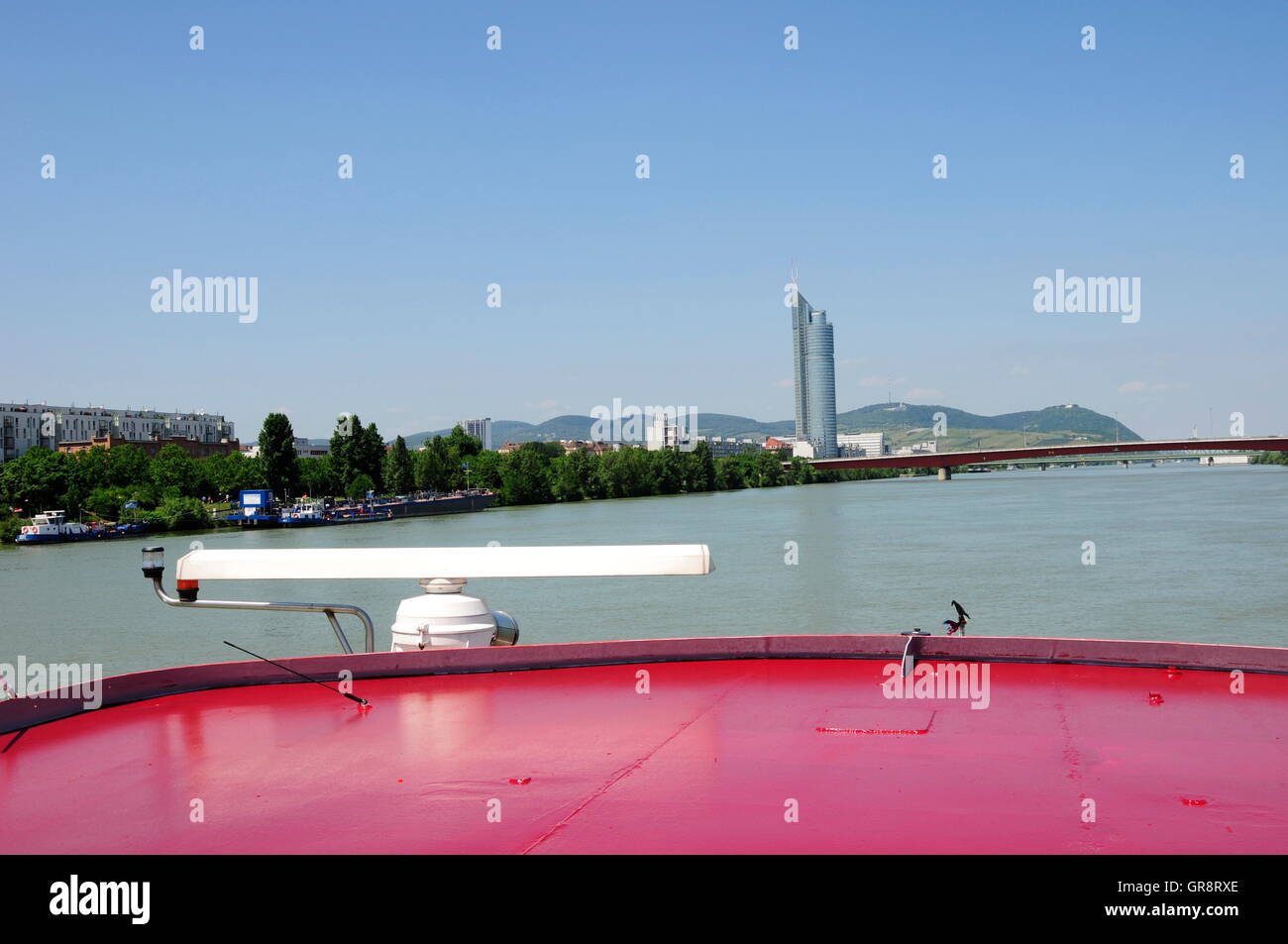 Millennium Tower On Handelskai-Vienna Stock Photo - Alamy