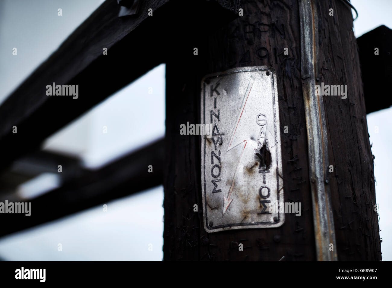 Telephone pole sign hi-res stock photography and images - Alamy