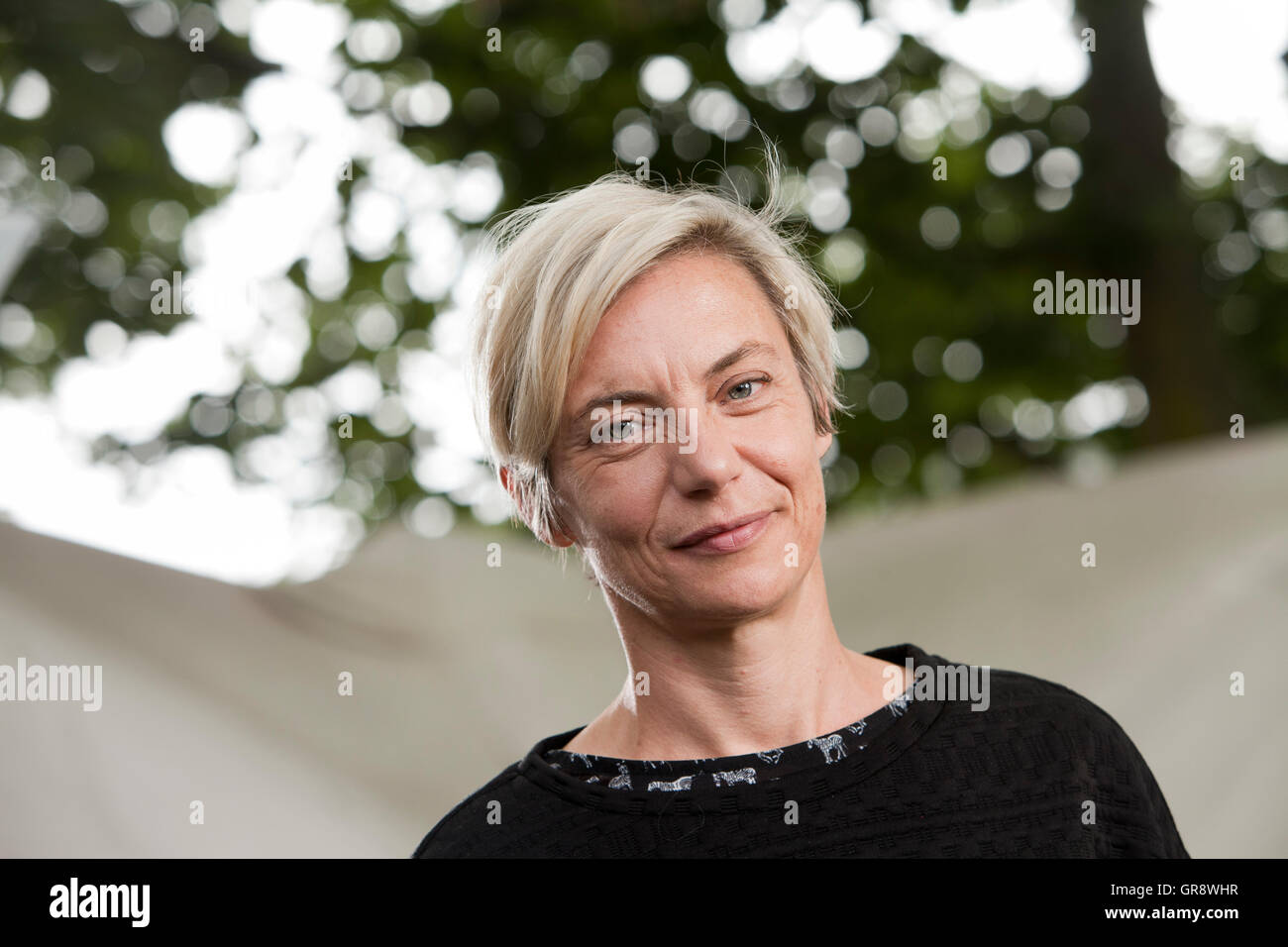 Miranda Sawyer, the English journalist and broadcaster, at the ...