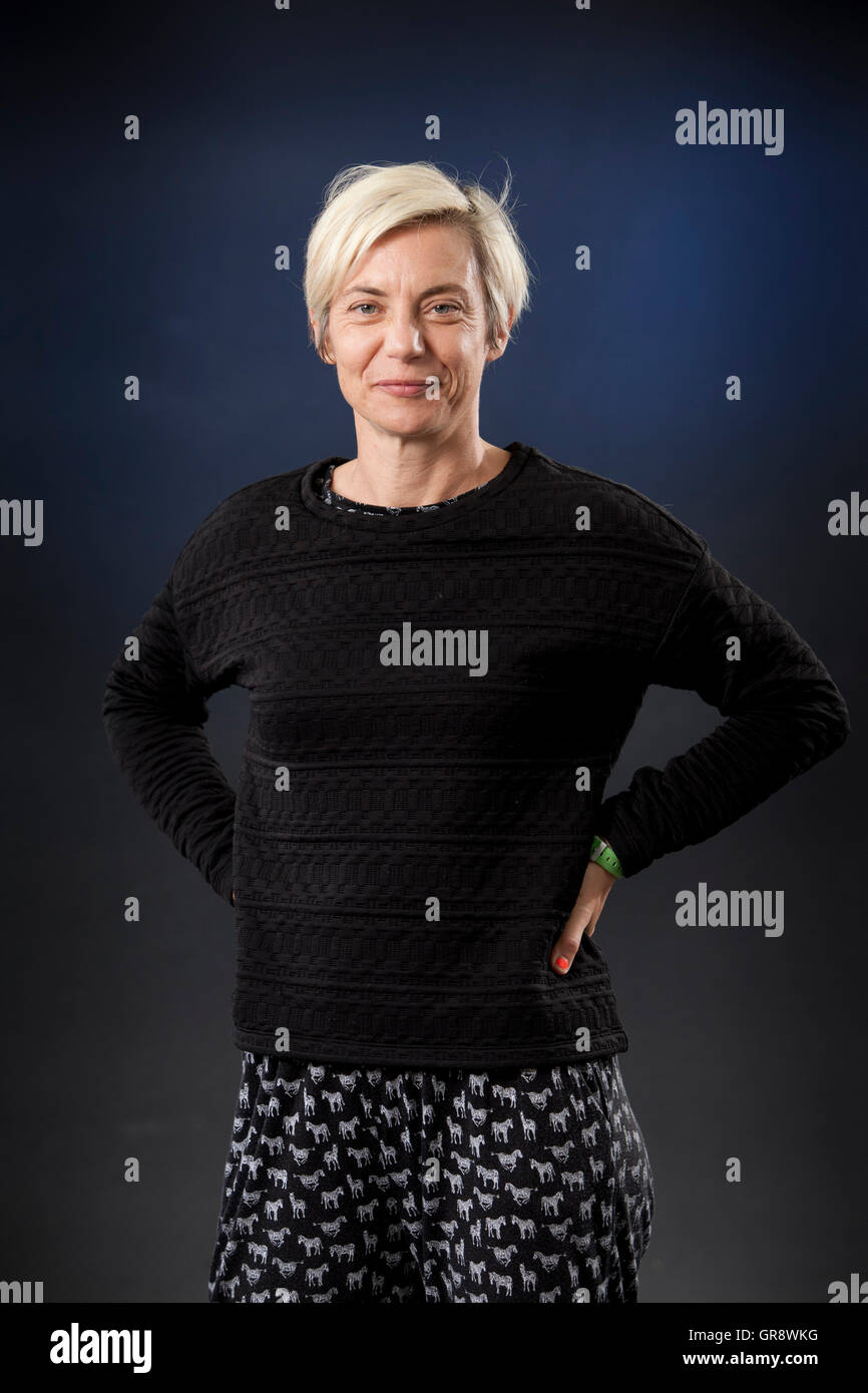 Miranda Sawyer, the English journalist and broadcaster, at the ...