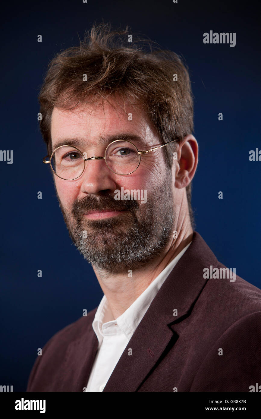 James Oswald, the Scottish crime writer, at the Edinburgh International ...