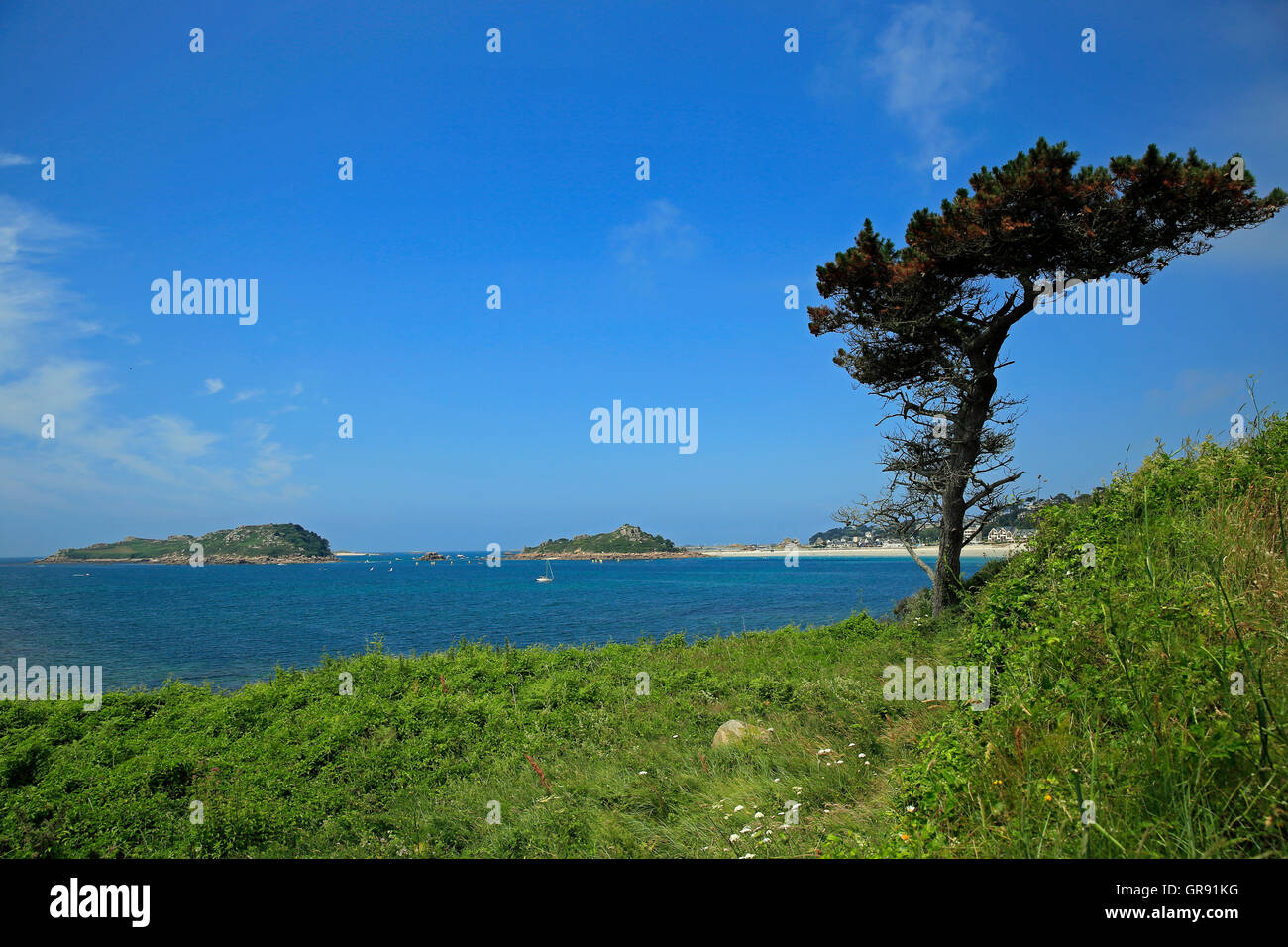 La Plage De Tresmeur In Trebeurden S Cote De Granit Rose, Brittany ...