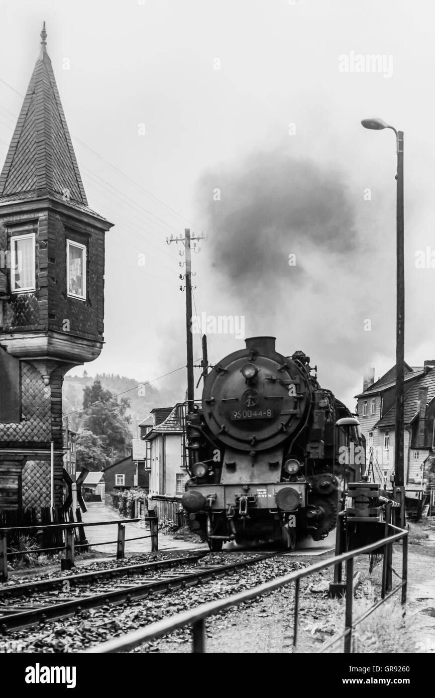 Steam Locomotive 95 0044 With Passenger Train In Steinach In July 1979 ...
