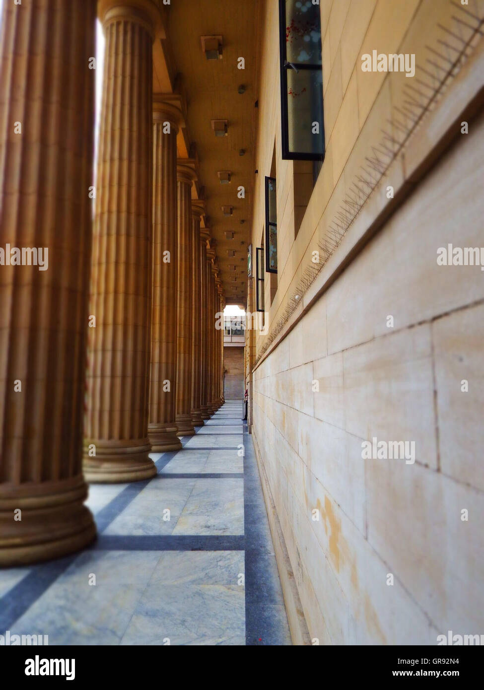 Architectural Detail Of Card Hall Stock Photo - Alamy