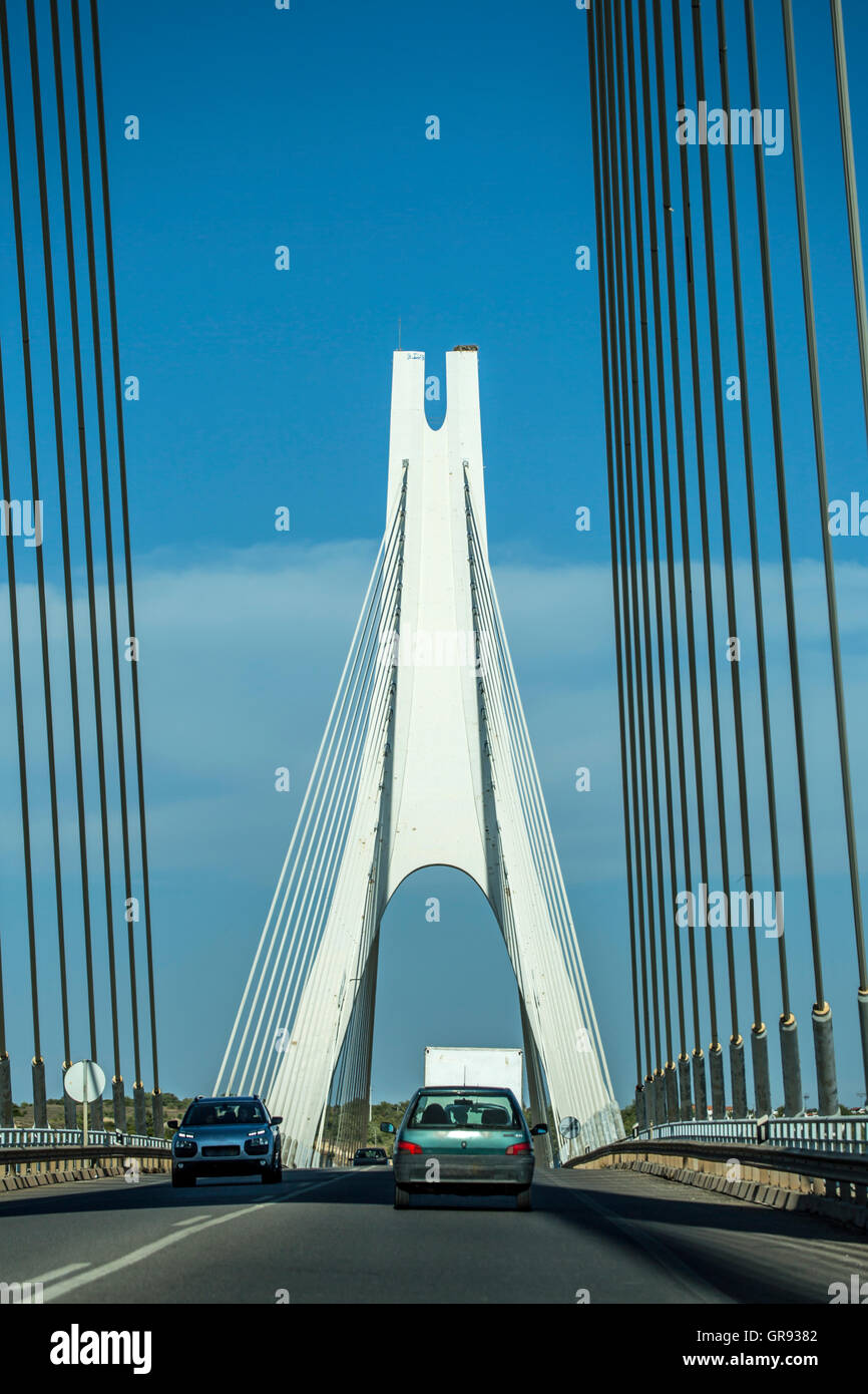 Road Bridge In Portimao On The Rio Arade, Algarve, Portugal, Europe ...