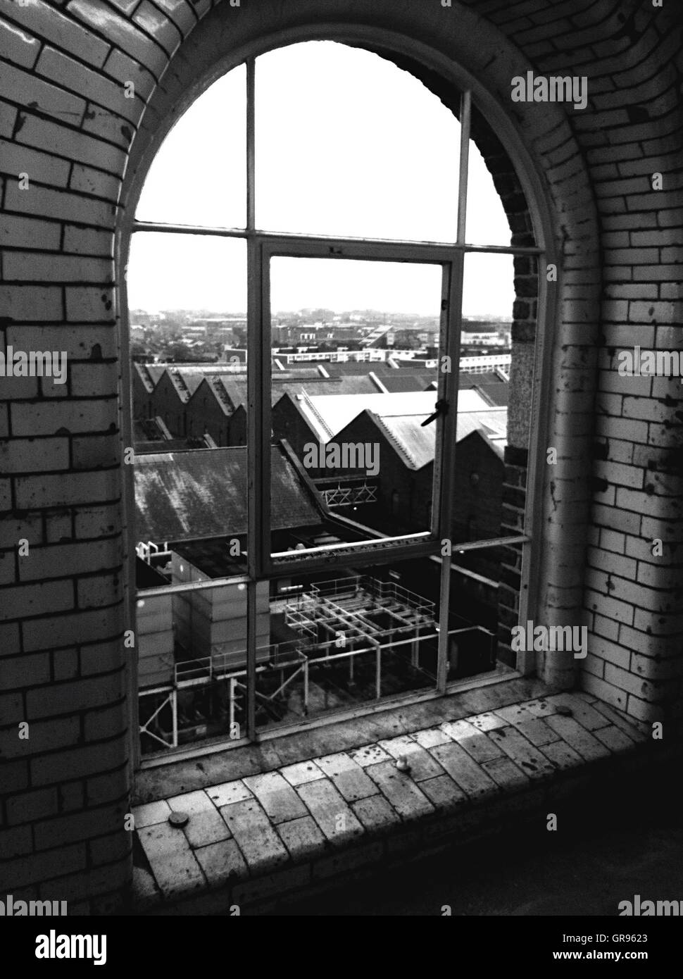 Seen through window Black and White Stock Photos & Images - Alamy