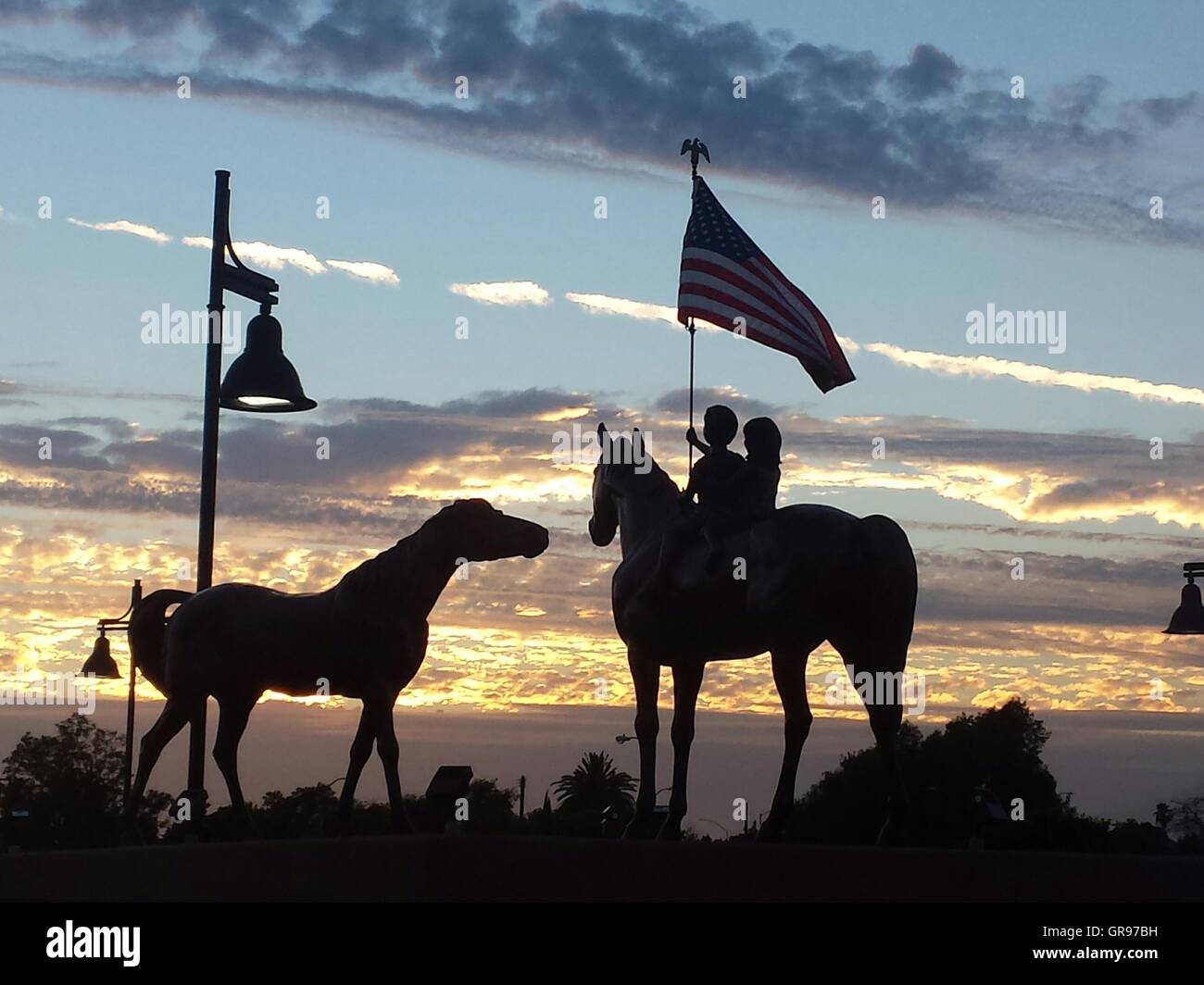 Flag riding hi-res stock photography and images - Alamy