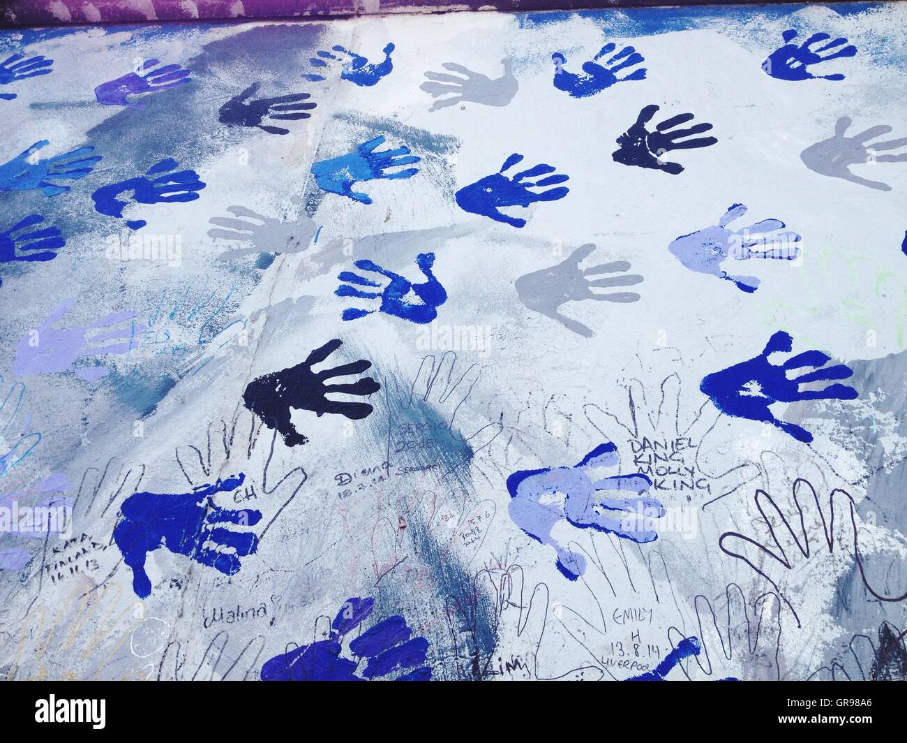 Handprints Wall High Resolution Stock Photography and Images - Alamy