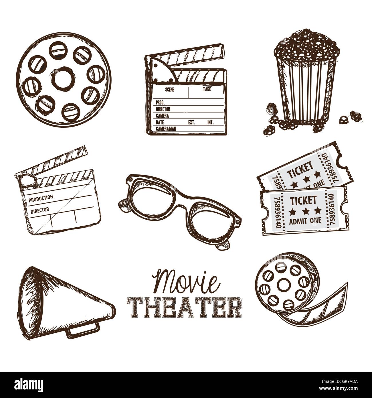 Film rating symbol Stock Vector Images - Alamy