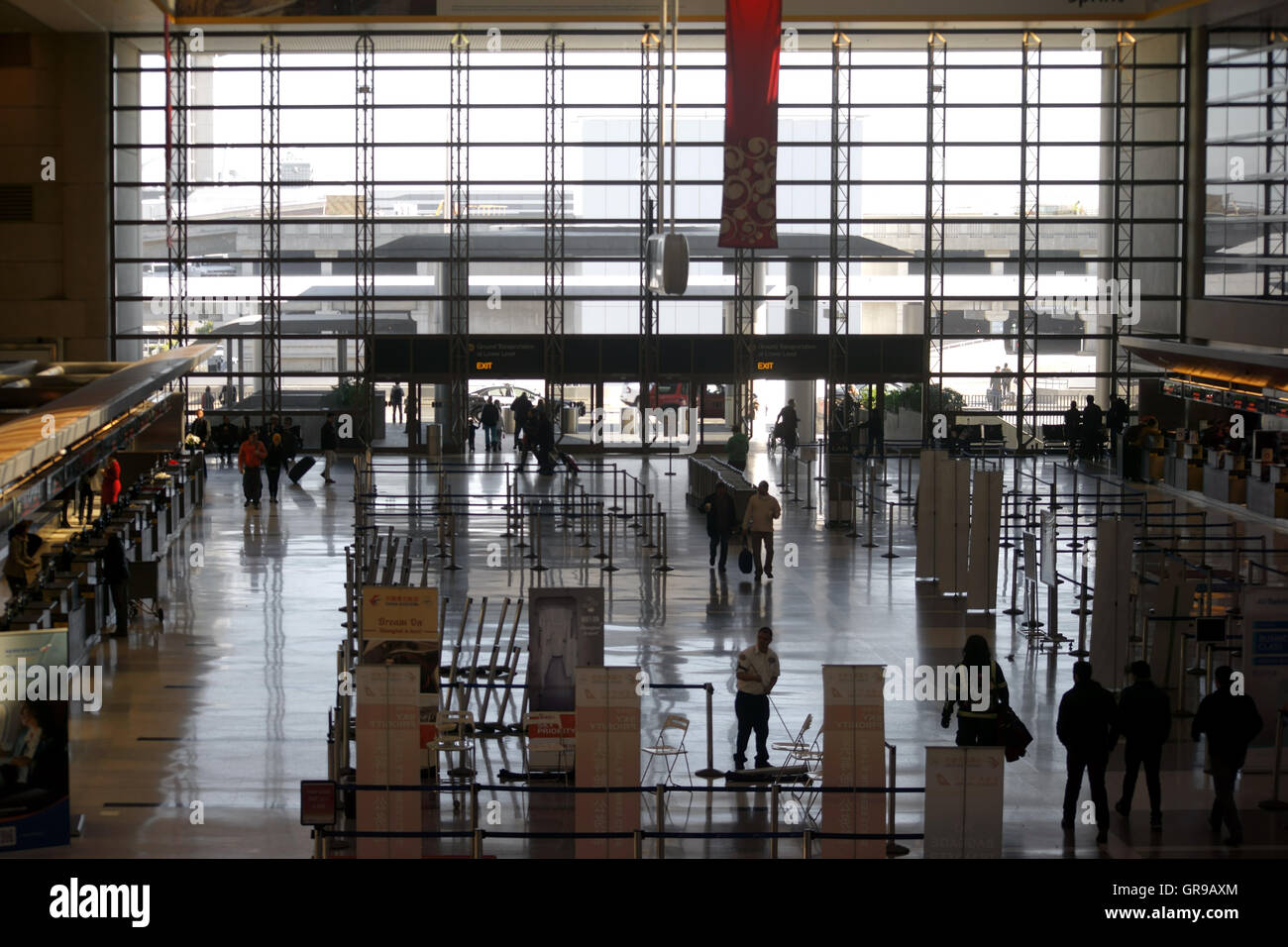 Lax airport inside hi-res stock photography and images - Alamy
