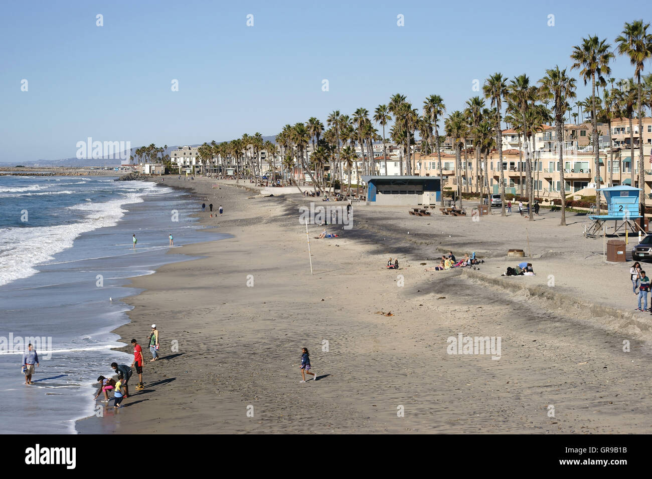 On The Beach In Oceanside Stock Photo - Alamy