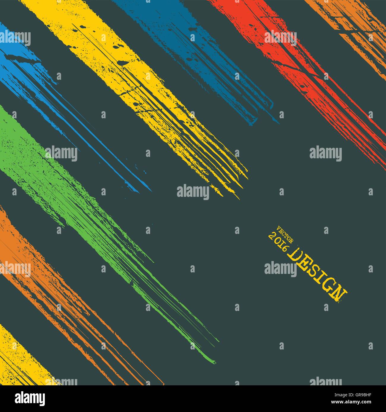 Artwork with Color Strip Background Stock Vector Image & Art - Alamy