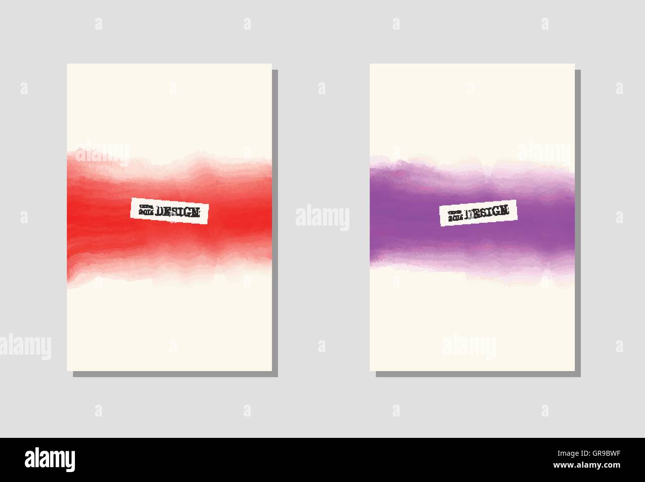Vector color paint poster templates Stock Vector Image & Art - Alamy