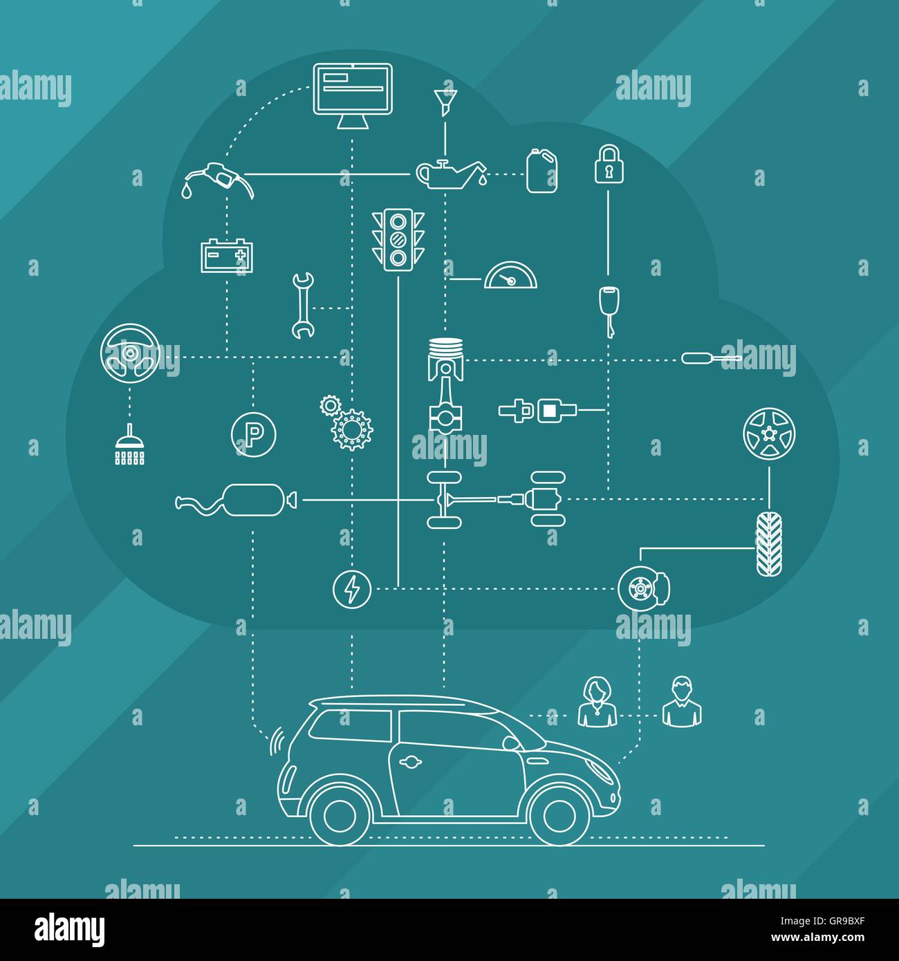 Internet things iot web Stock Vector Images - Alamy