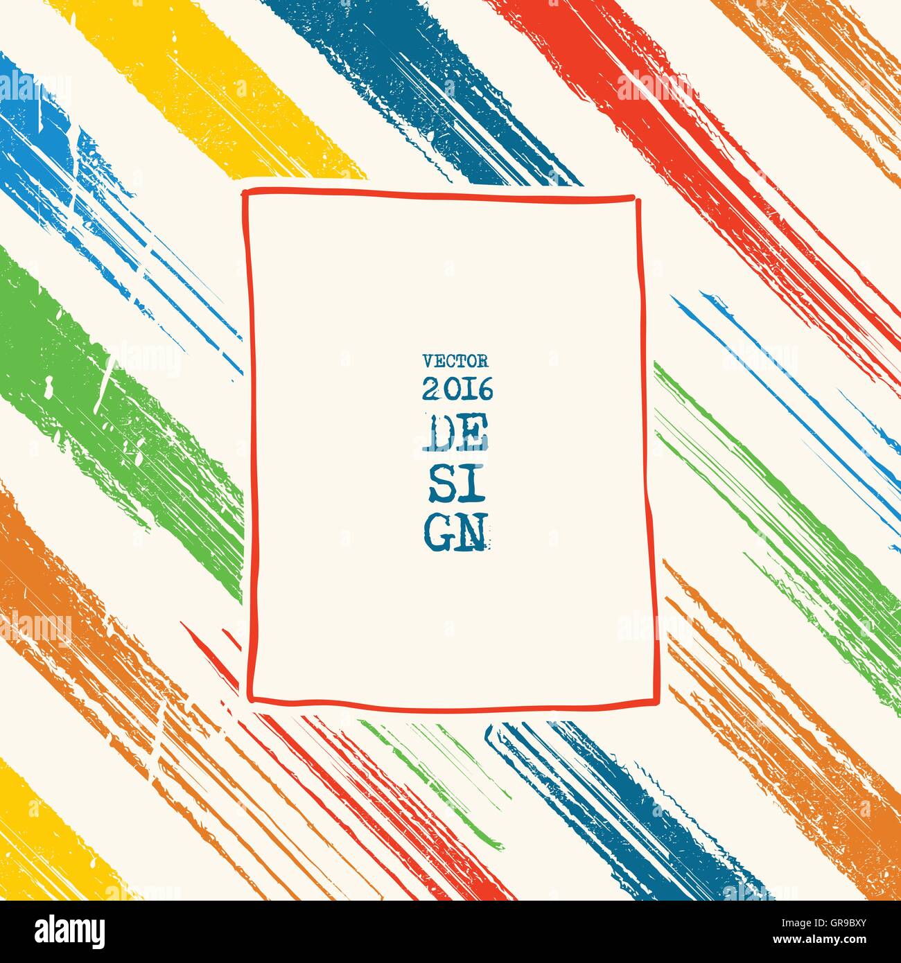 Artwork with Color Strip Background Stock Vector Image & Art - Alamy