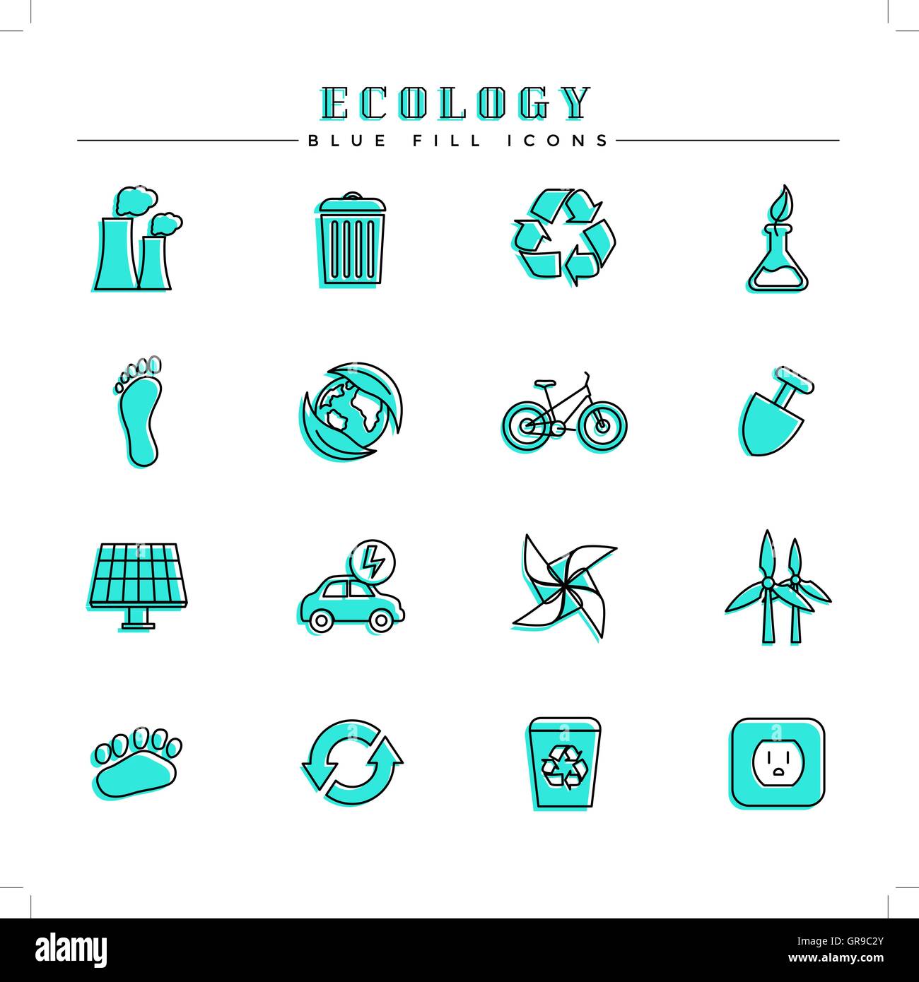 Blue fill Stock Vector Images - Alamy