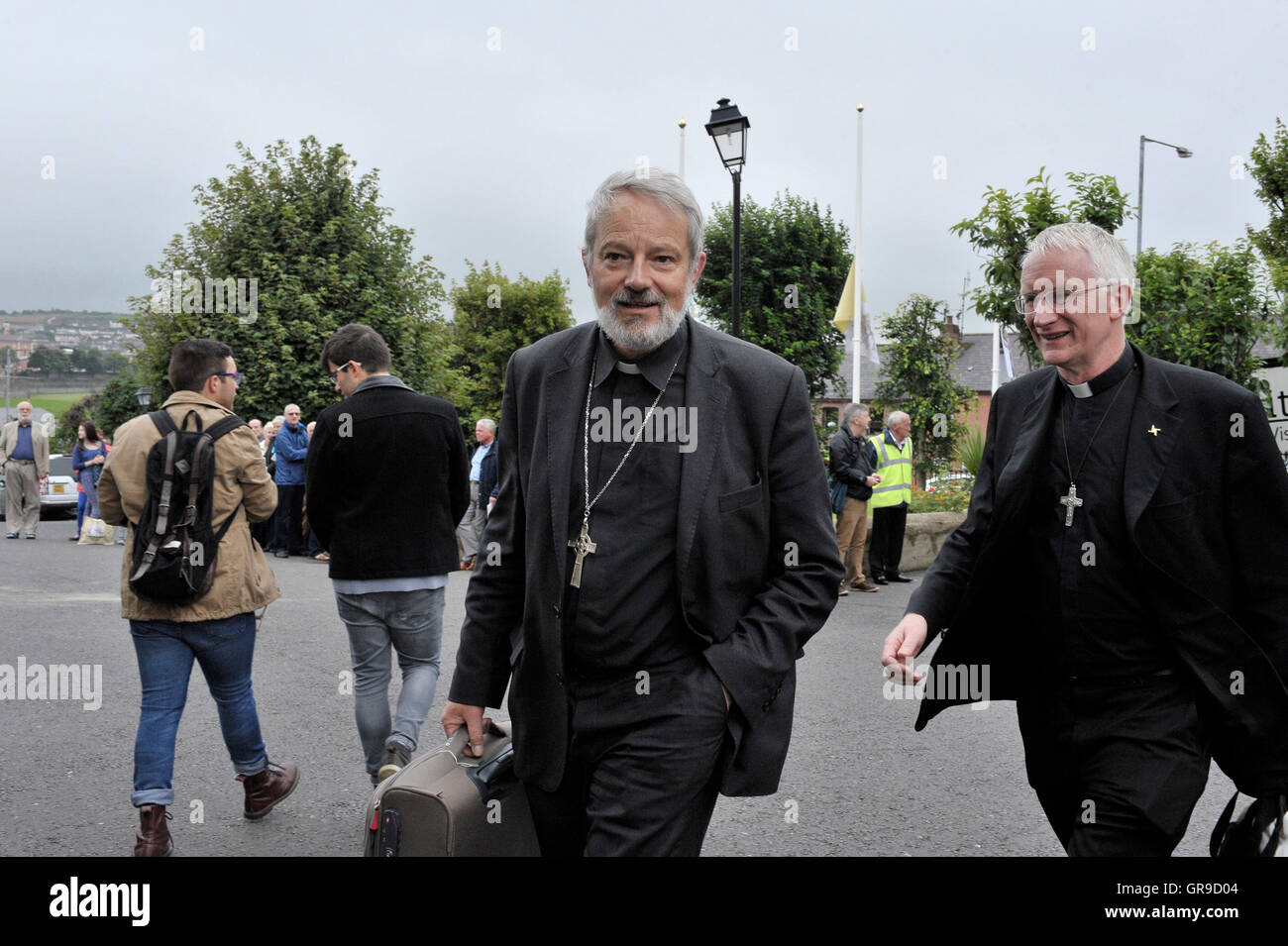 Irish Catholic Bishops Ray Browne Bishop of Kerry (left) and Kevin ...