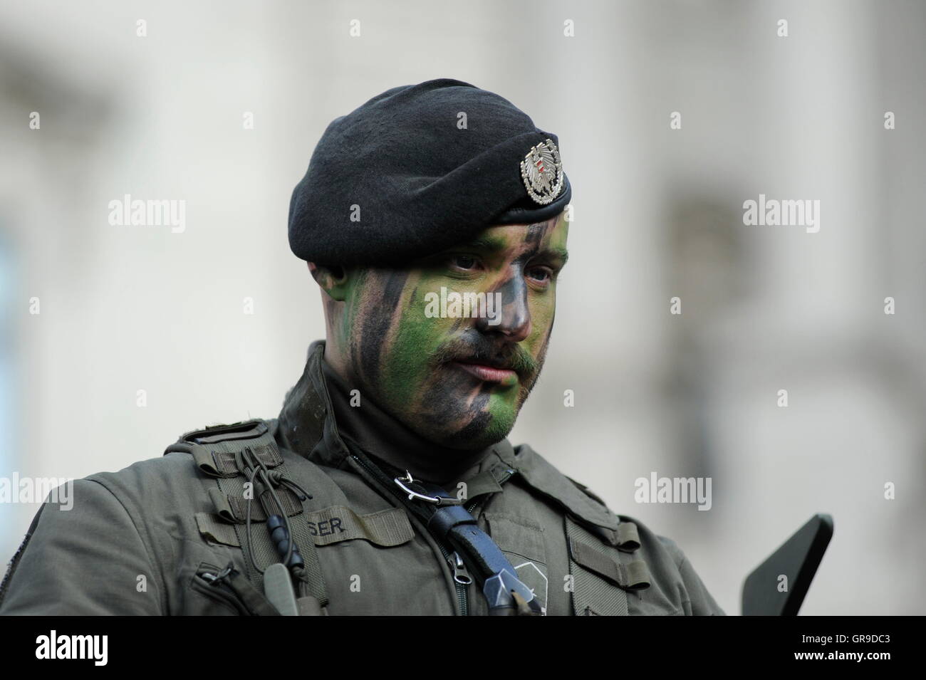Camo Applying Makeup