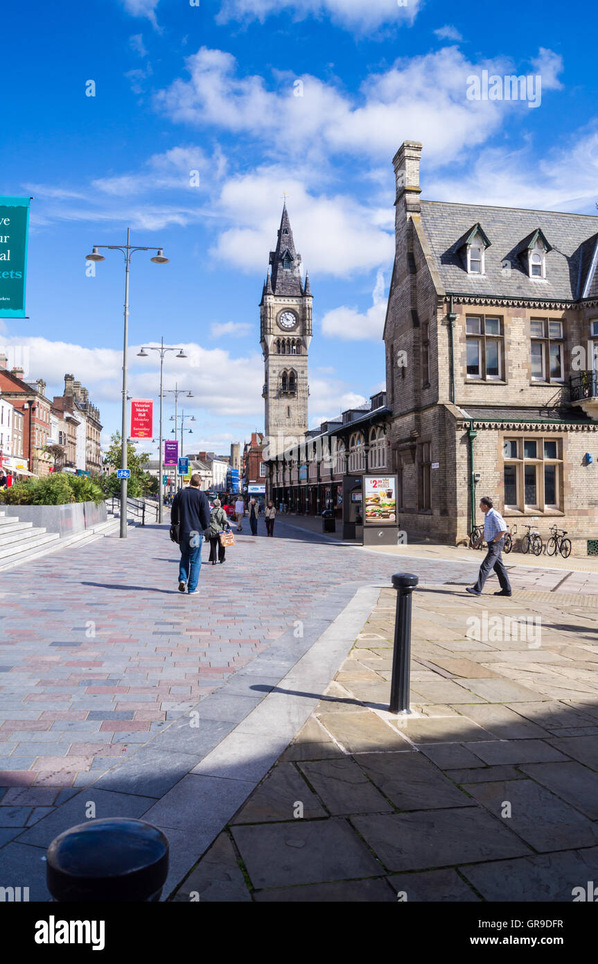 Victorian covered market, 1863, Darlington, County Durham, England ...