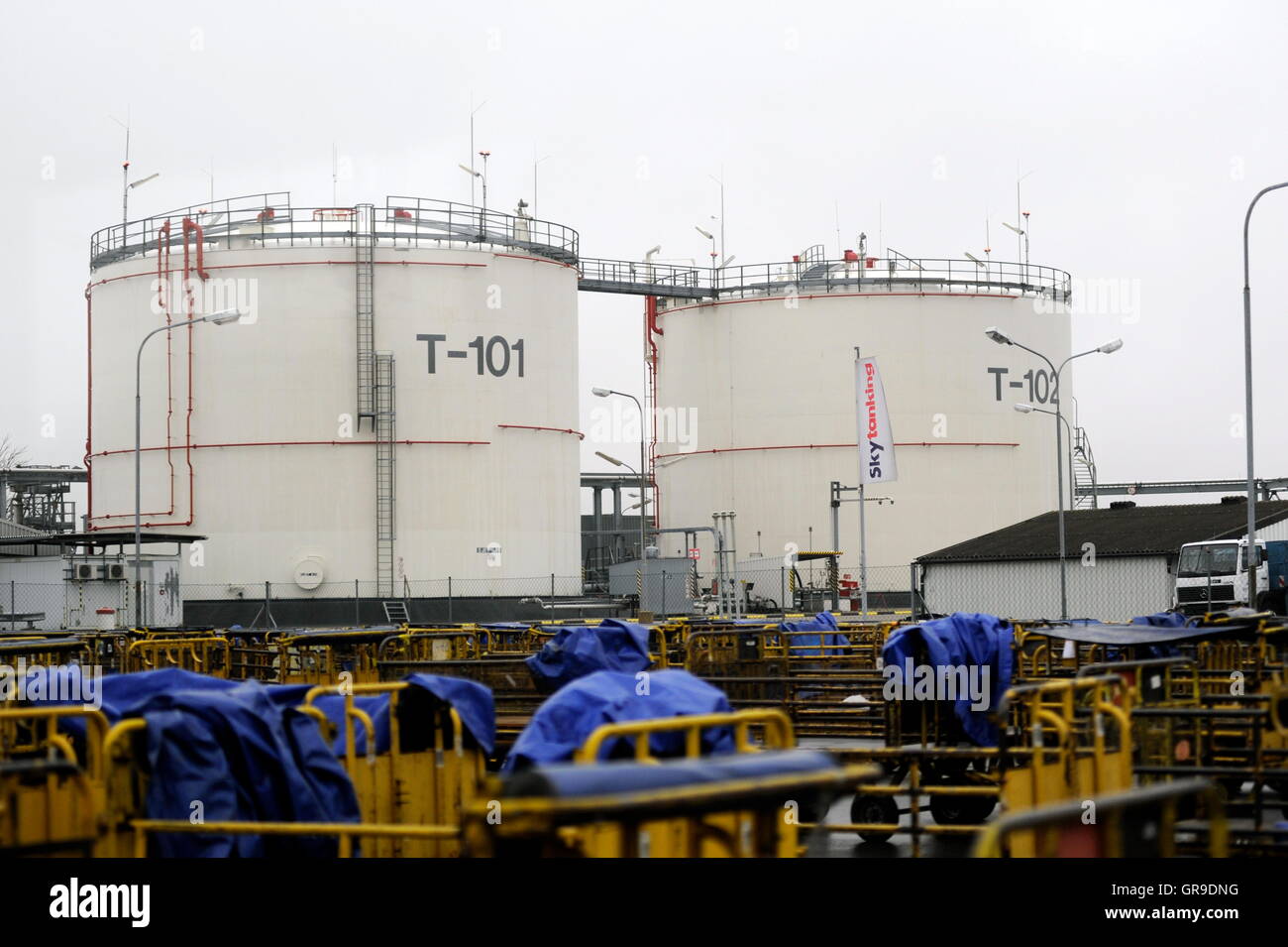 Kerosene Tanks At Vienna International Airport Stock Photo - Alamy