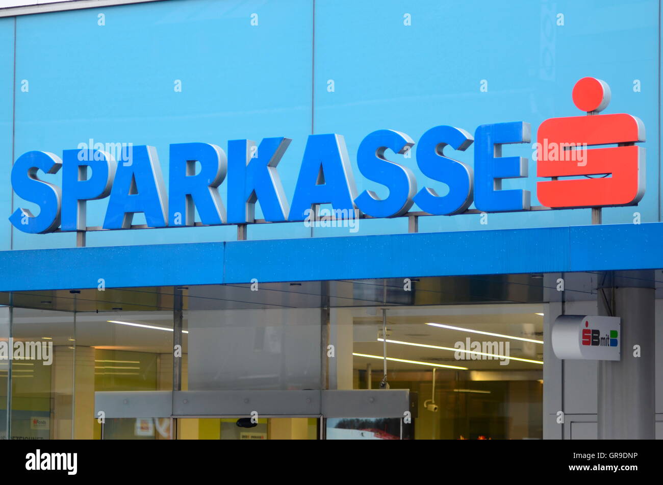Sparkasse Linz, Upper Austria Stock Photo - Alamy