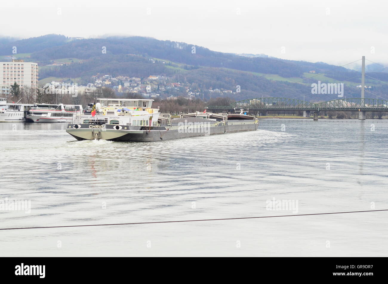 Danube With Cargo Ships High Resolution Stock Photography and Images ...