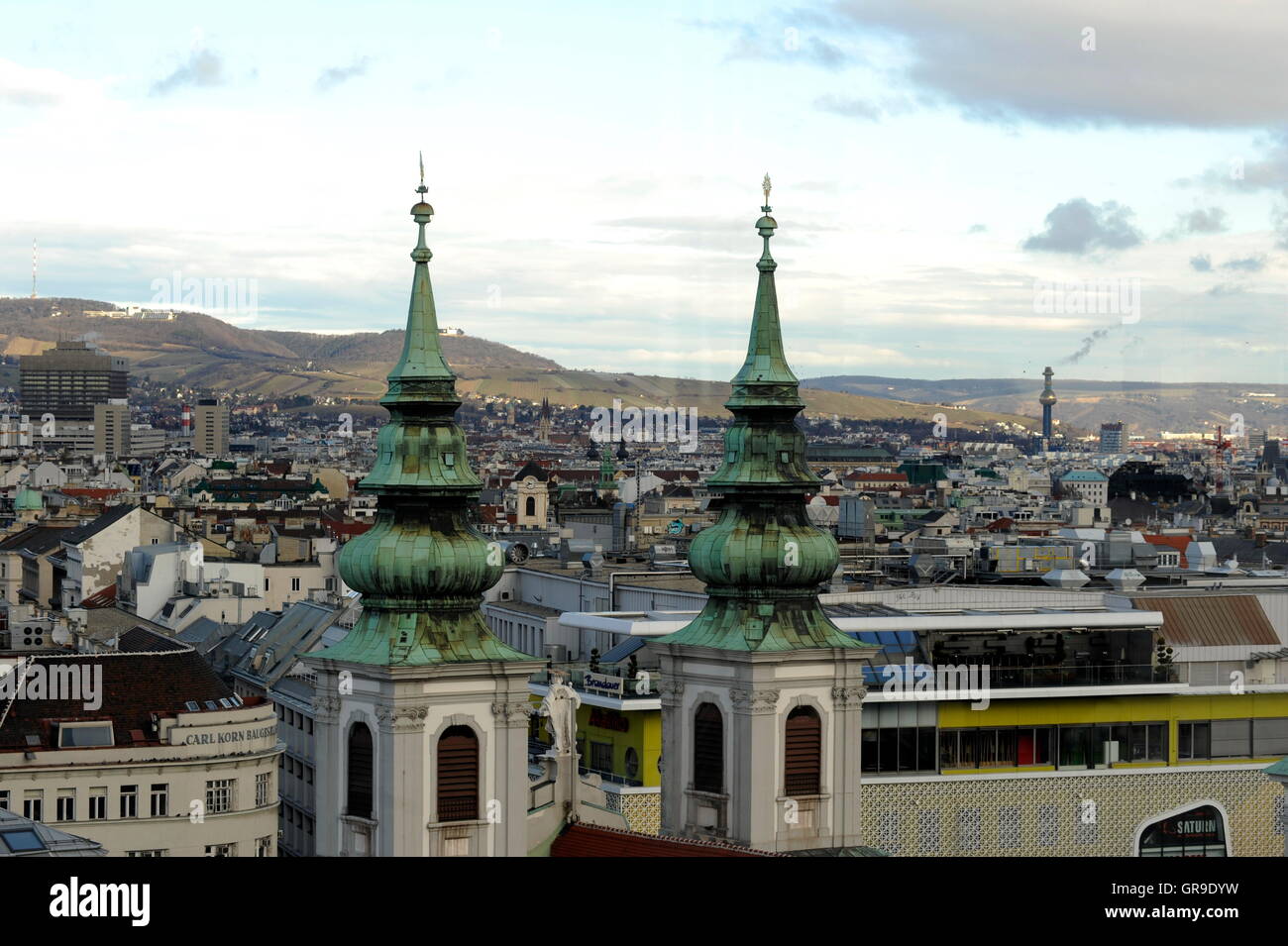Vienna birds eye view hi-res stock photography and images - Alamy