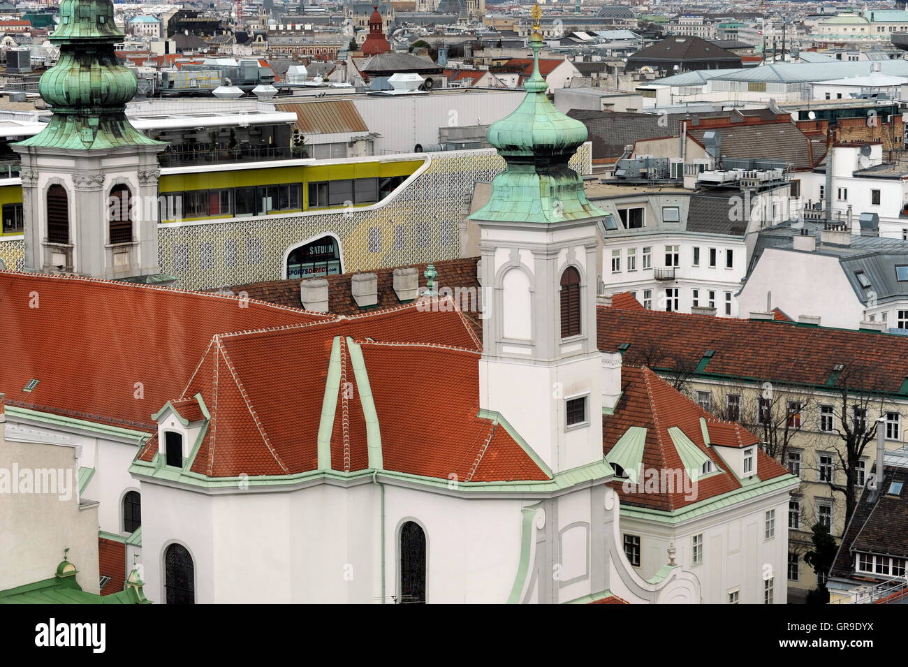 Vienna birds eye view hi-res stock photography and images - Alamy