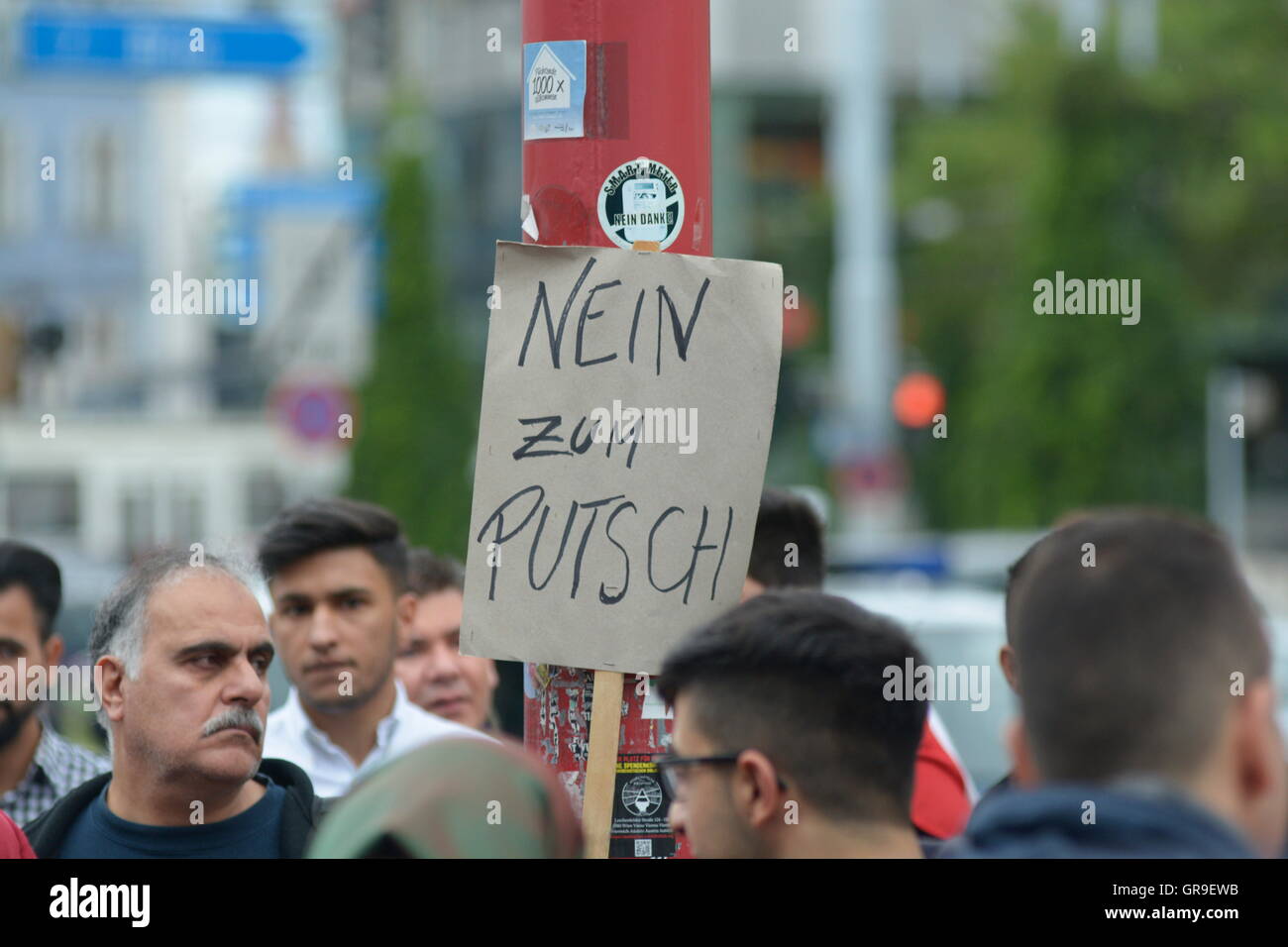Demonstration against erdogan hi-res stock photography and images - Alamy