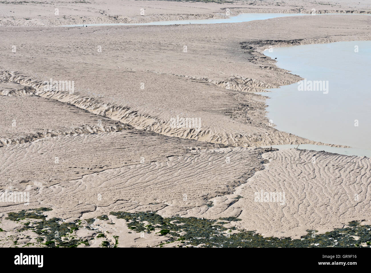 Creeks and mud-flats in the estuary of Blind Yeo and Town Yeo from ...