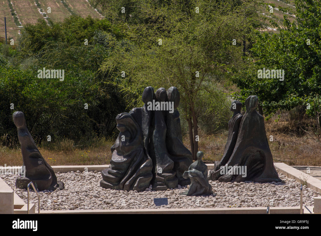 Nitzanim, Israel. The Memorial for the figthing woman, dedicated to the ...