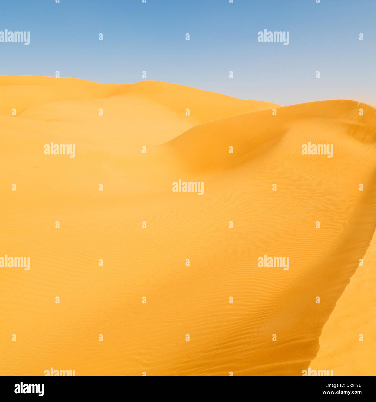 the empty quarter and outdoor sand dune in oman old desert rub al khali ...