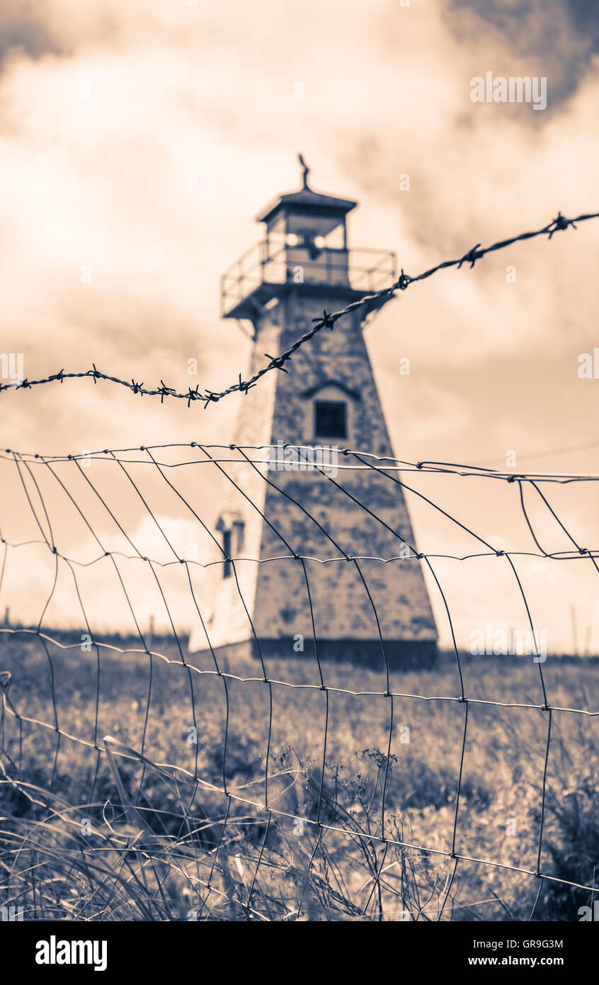 Cape tryon lighthouse prince hi-res stock photography and images - Alamy