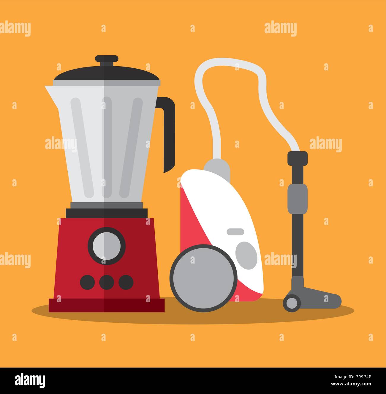 electronic appliances for home design Stock Vector Image & Art - Alamy