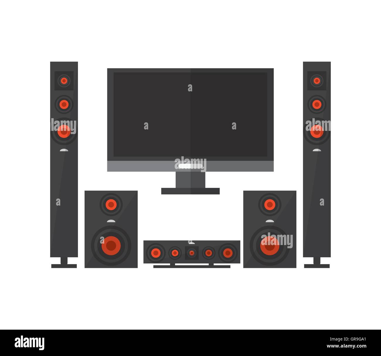 electronic appliances for home design Stock Vector Image & Art - Alamy