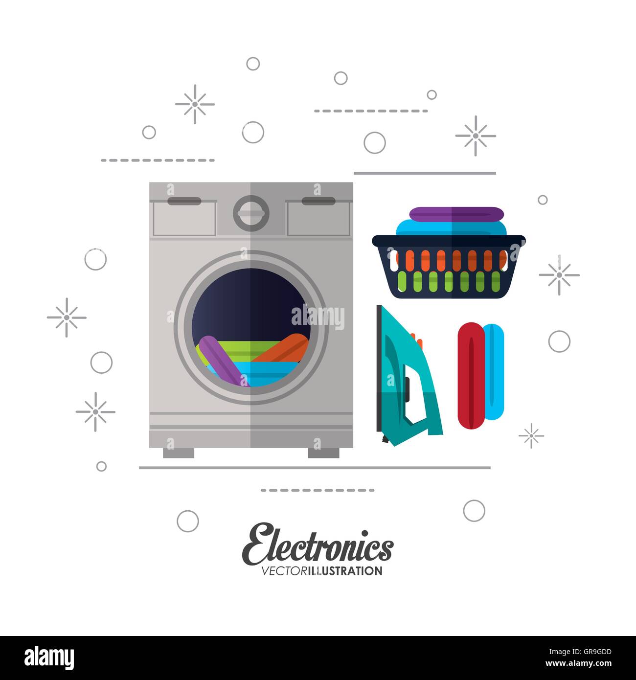 electronic appliances for home design Stock Vector Image & Art - Alamy