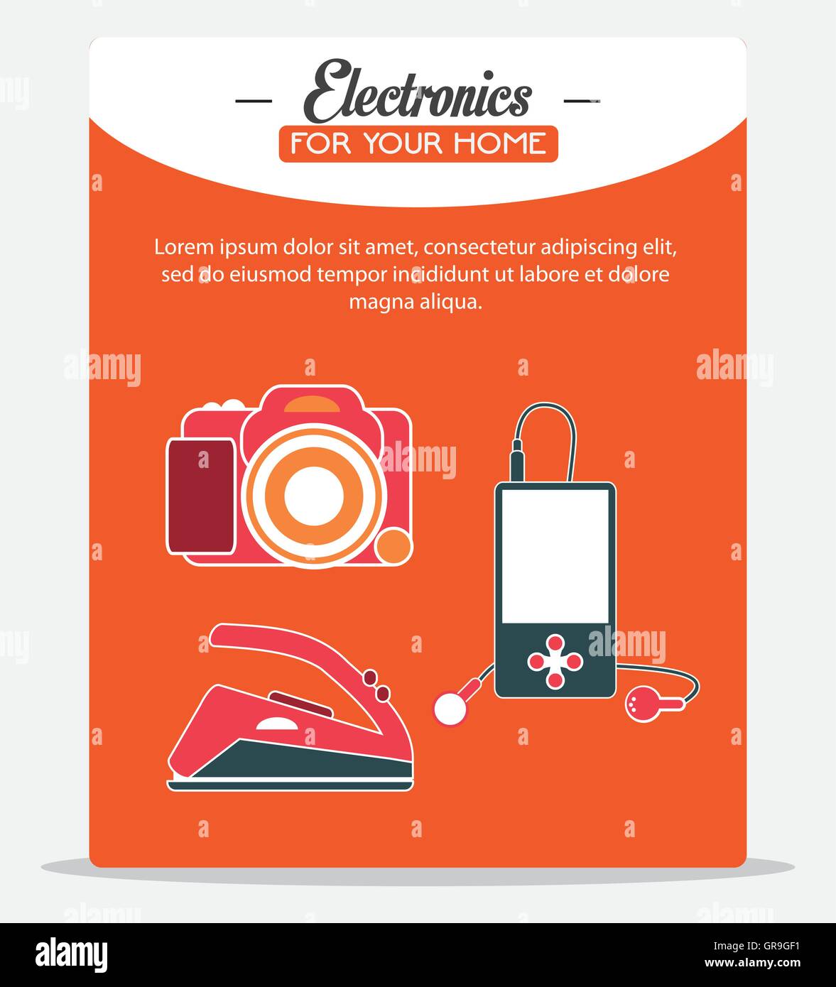 electronic appliances for home design Stock Vector Image & Art - Alamy