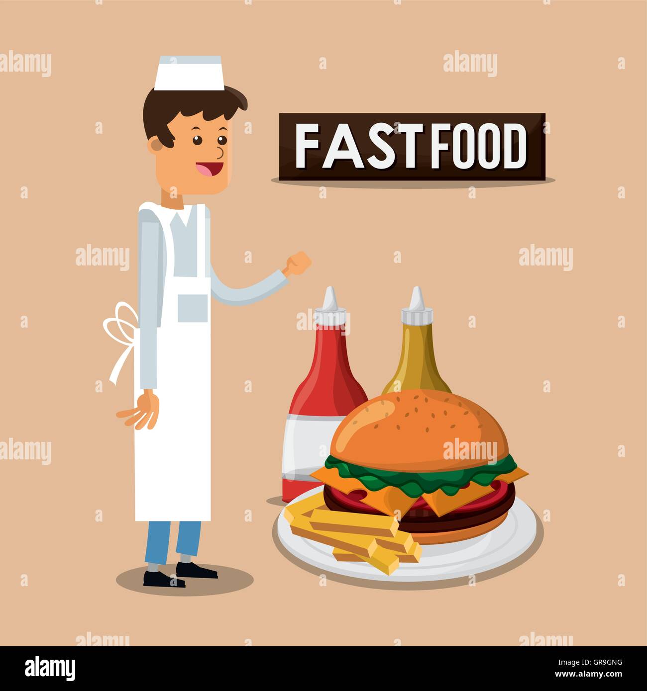 hamburger and fast food design Stock Vector Image & Art - Alamy
