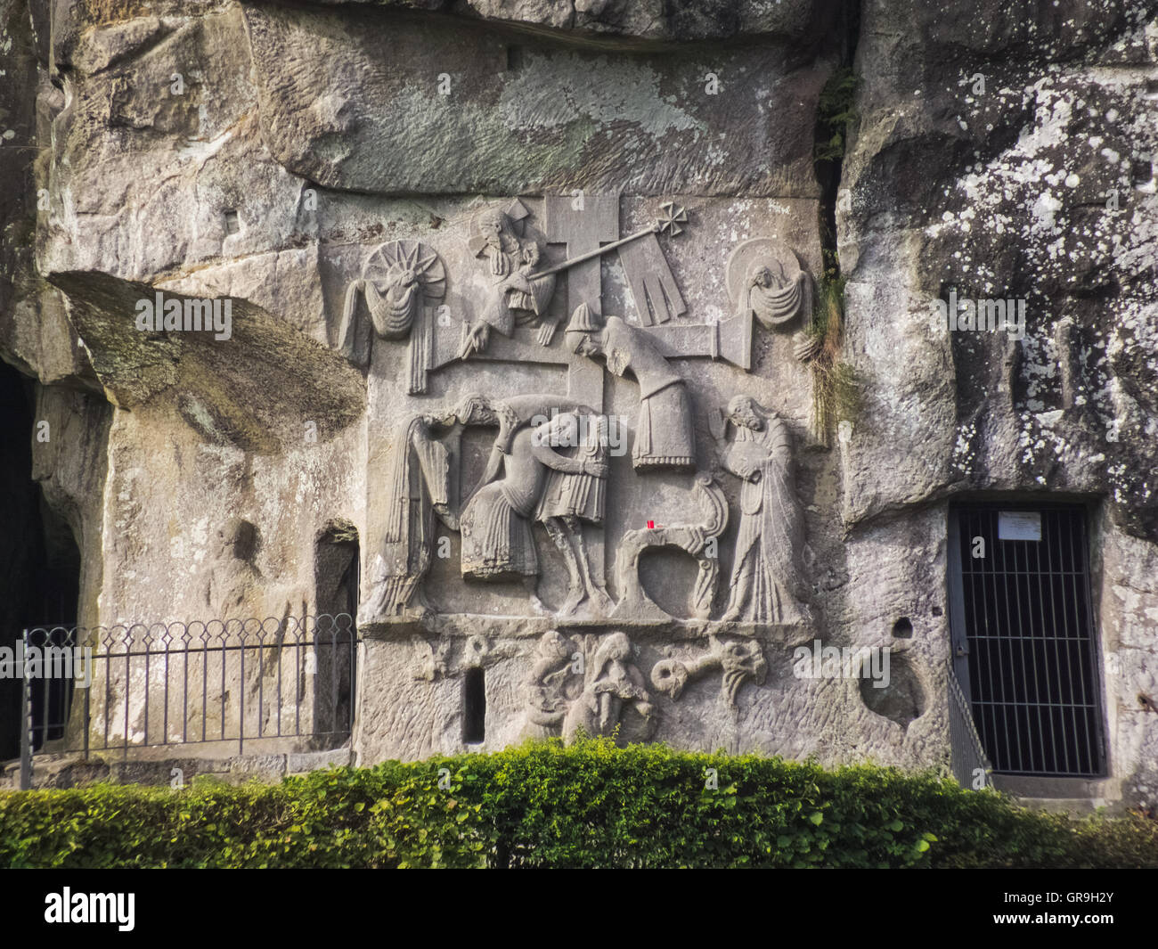 Externsteine relief hi-res stock photography and images - Alamy