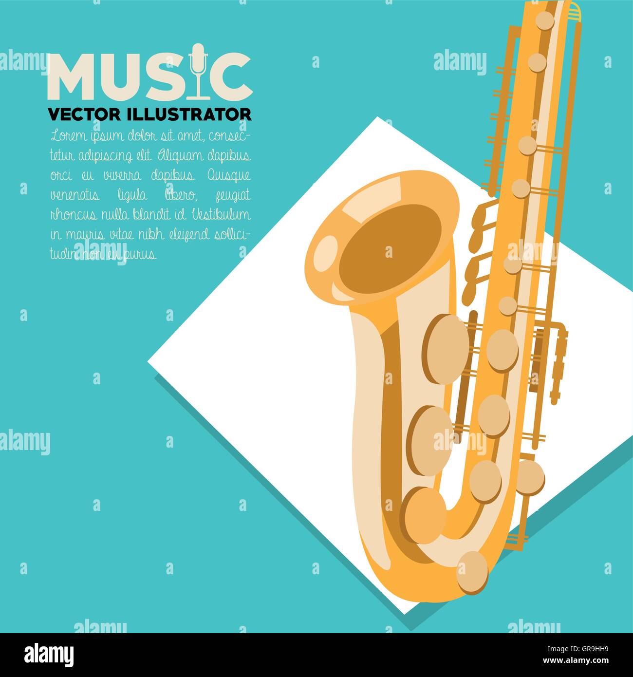 Musical instrument and sound design Stock Vector Image & Art - Alamy