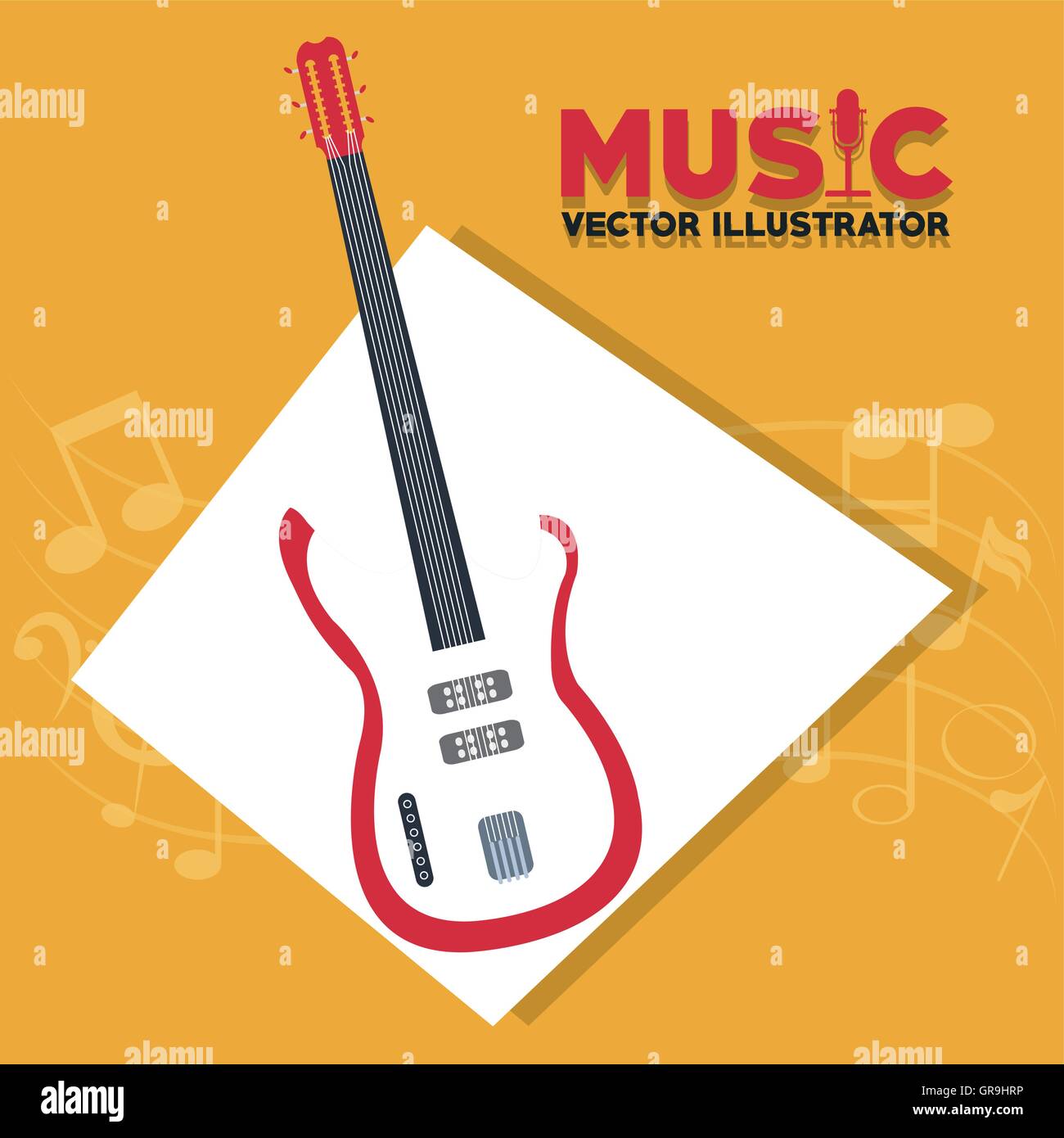 Musical instrument and sound design Stock Vector Image & Art - Alamy