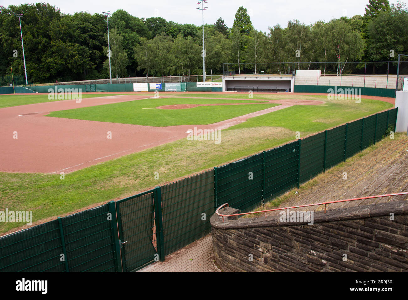 Baseball on field hi-res stock photography and images - Alamy