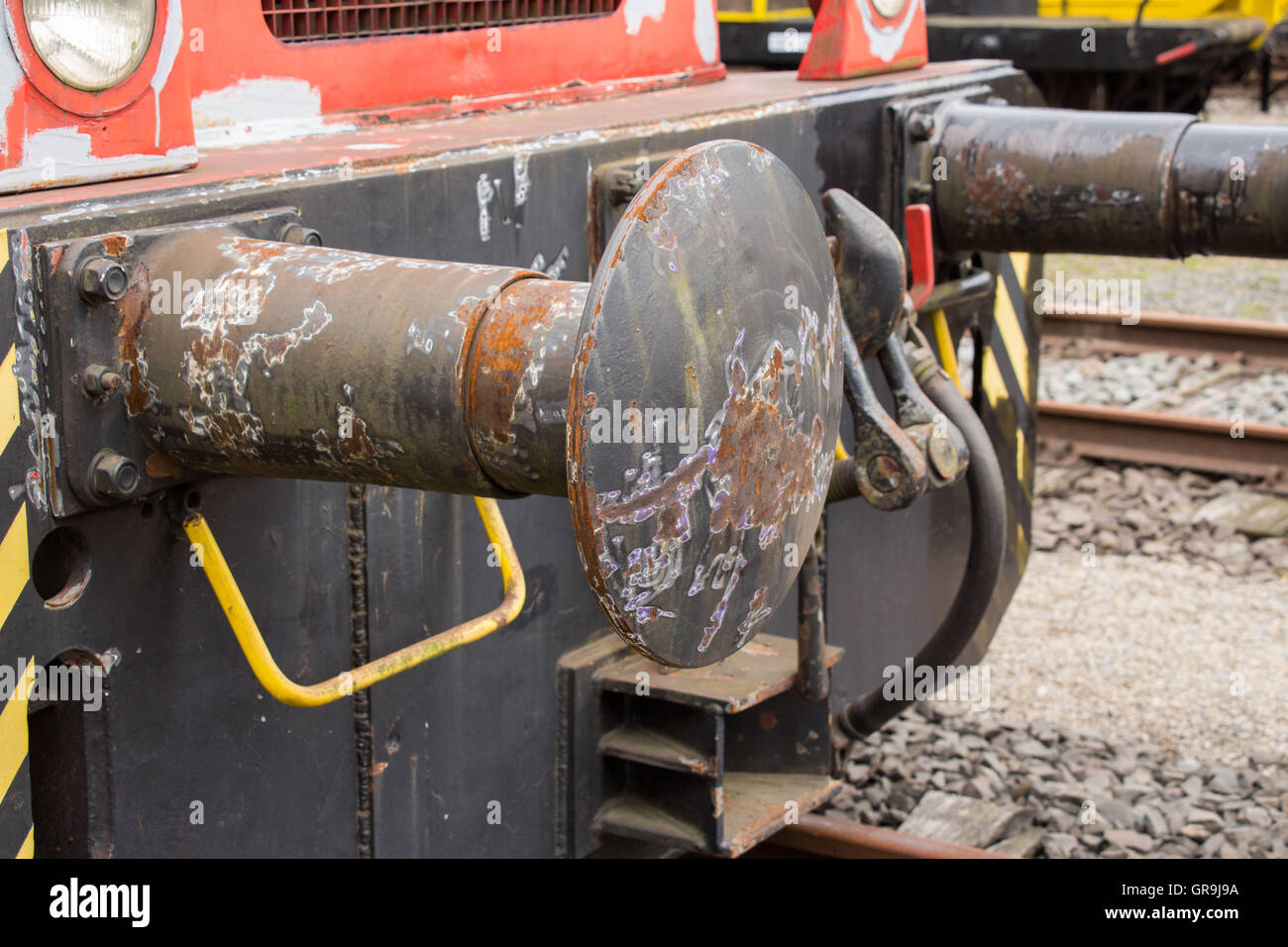 Bumper of freight train hi-res stock photography and images - Alamy