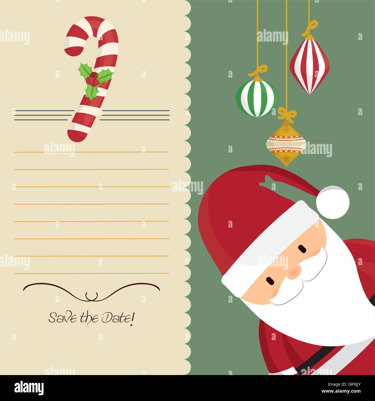 Santa cartoon of Chistmas design Stock Vector Image & Art - Alamy