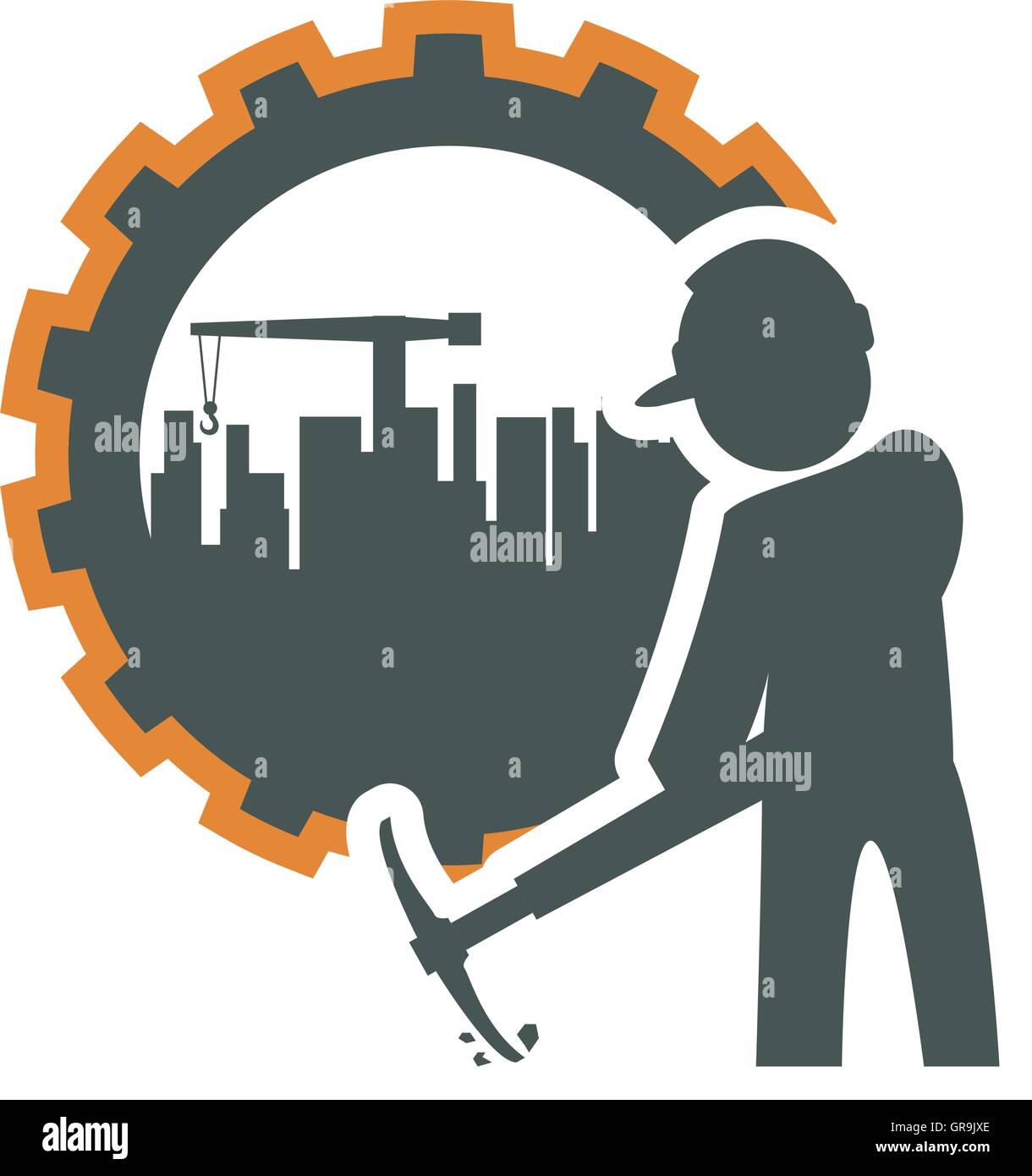 constructer and industrial plant design Stock Vector Image & Art - Alamy